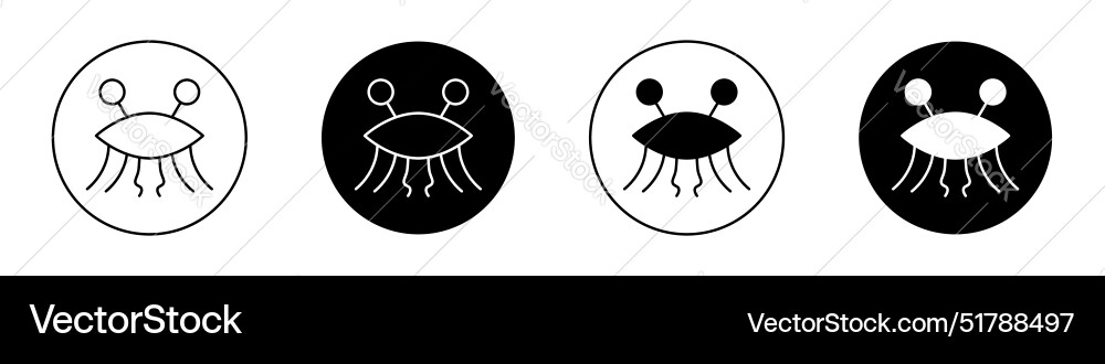 Spaghetti monster flying icon Royalty Free Vector Image