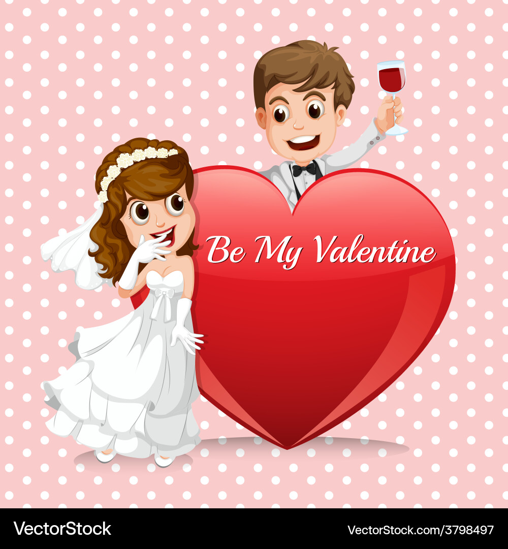 Wedding couple Royalty Free Vector Image - VectorStock