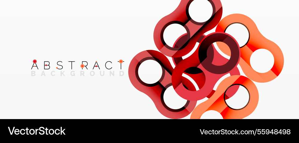 Abstract geometric pattern with interlocking Vector Image