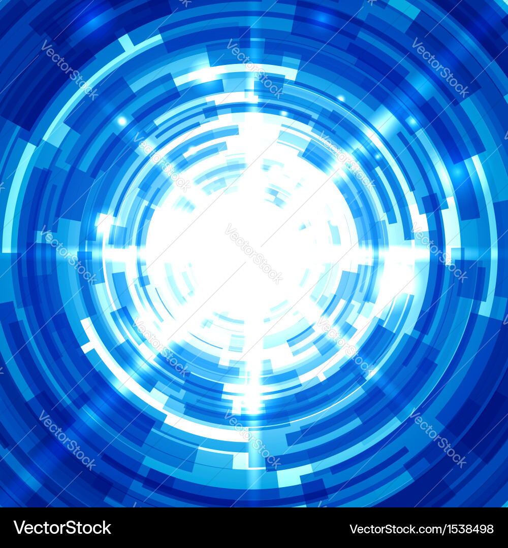 Blue abstract technology background Royalty Free Vector