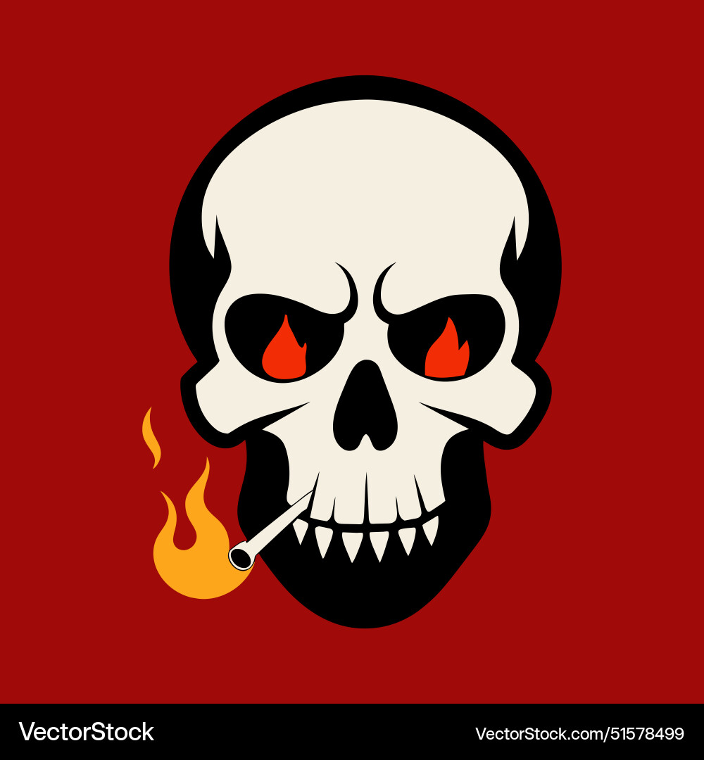 Skull logo Royalty Free Vector Image - VectorStock