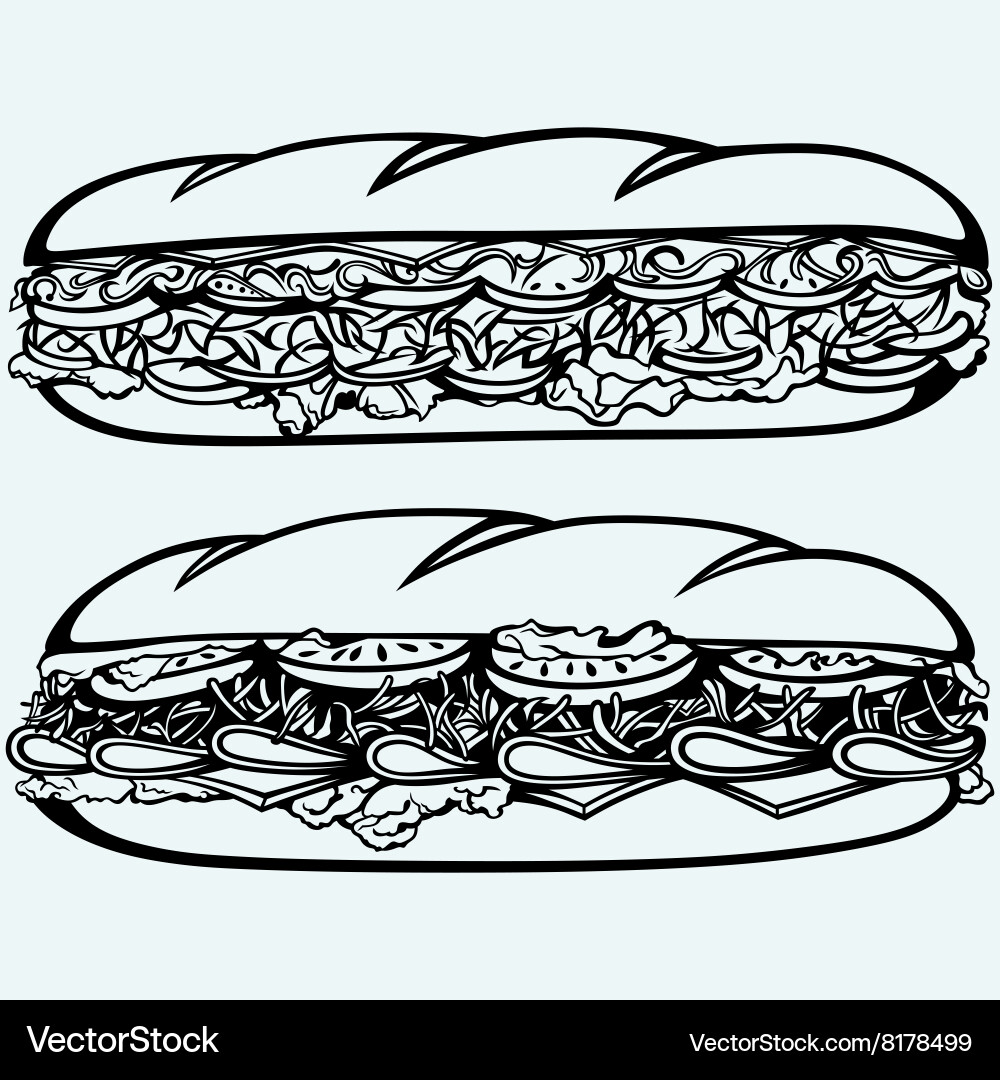 Sub Sandwich Vector Images (over 810)