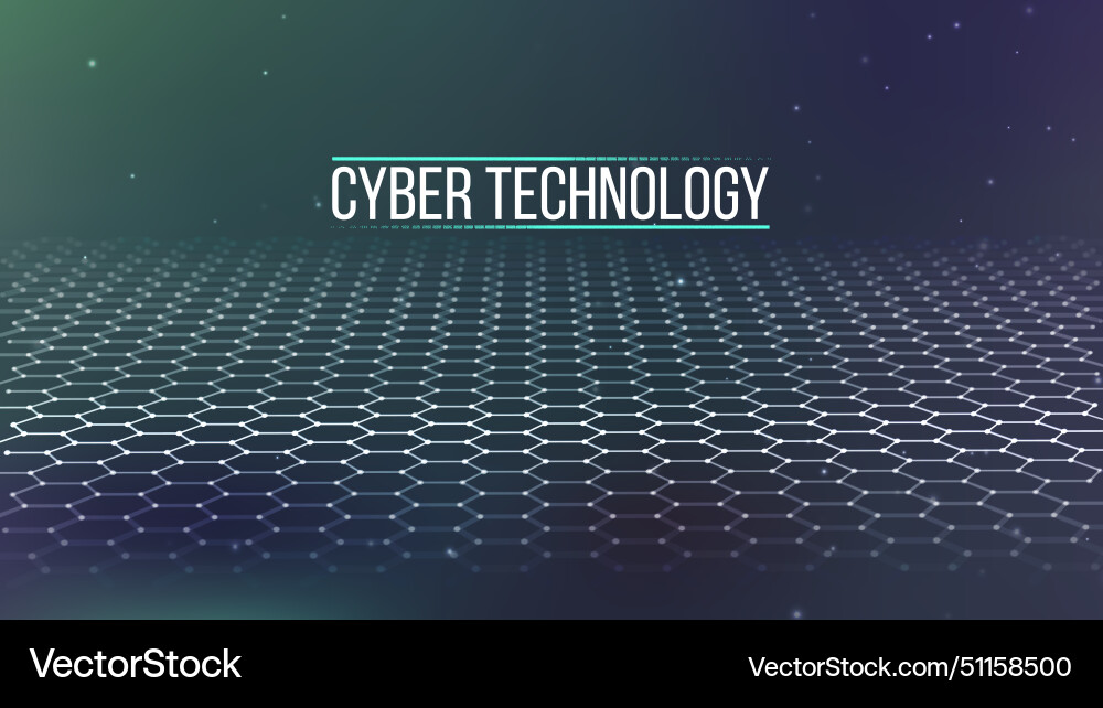 Cyber technology background digital Royalty Free Vector
