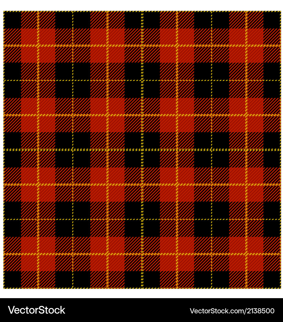 Red tartan plaid design Royalty Free Vector Image