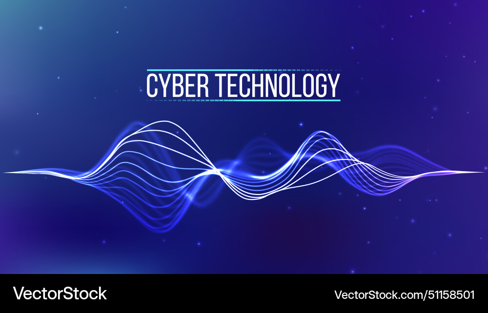 Cyber technology background digital Royalty Free Vector