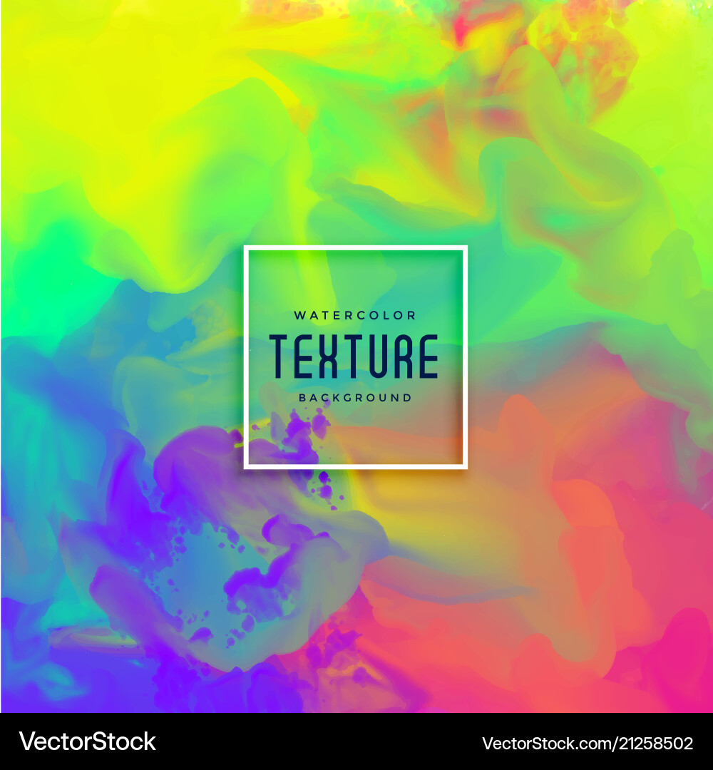 Bright colorful watercolor texture background Vector Image