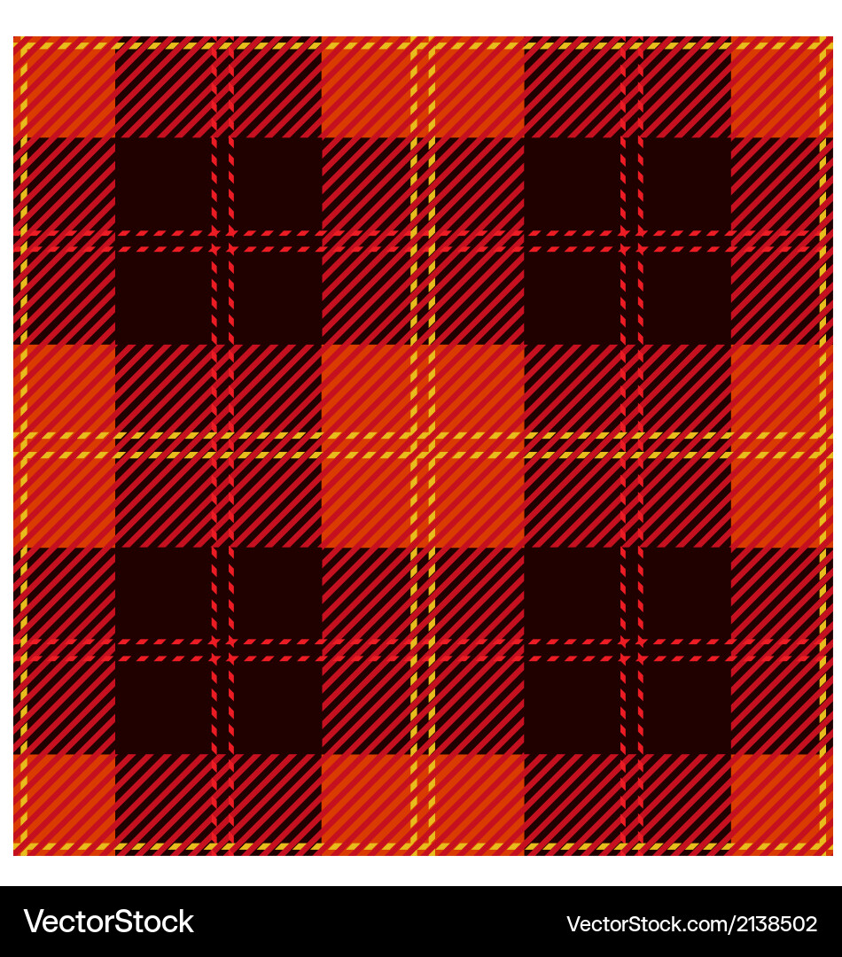 Red tartan cloth design Royalty Free Vector Image