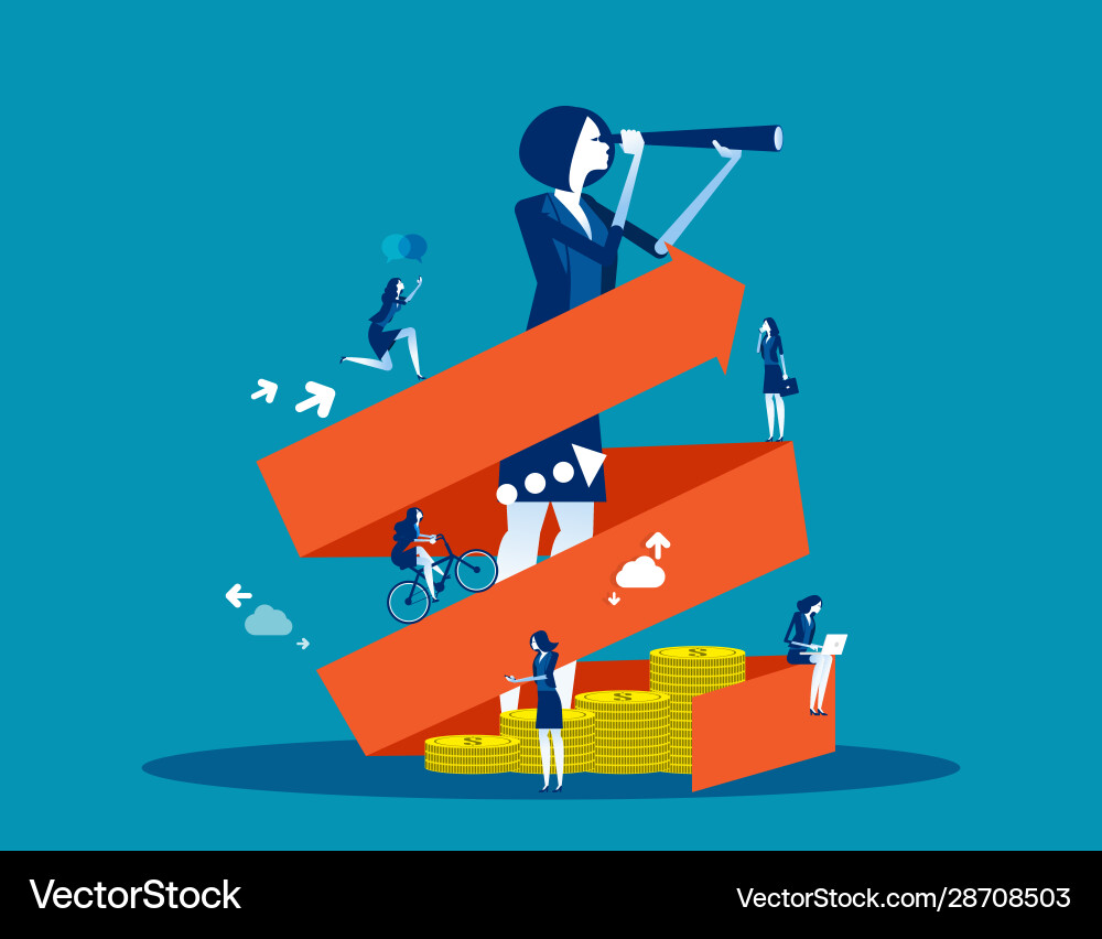 Business teamwork and communication concept Vector Image