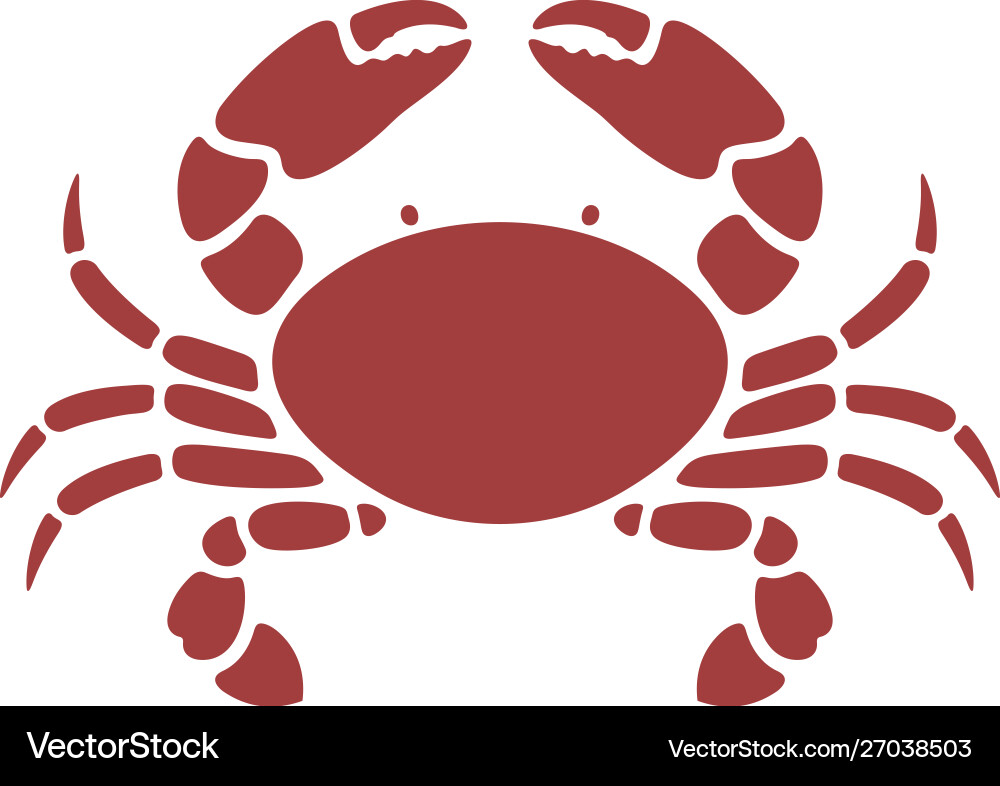 Crab Royalty Free Vector Image - VectorStock