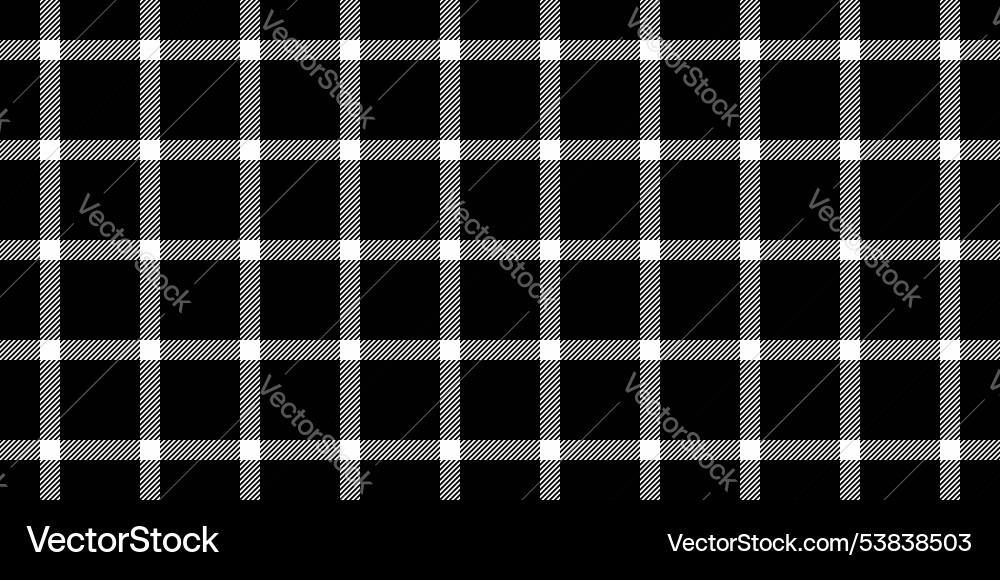 Domestic check textile texture 1950s background Vector Image