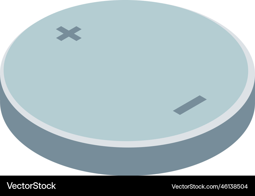 Battery cell semiconductor composition Royalty Free Vector