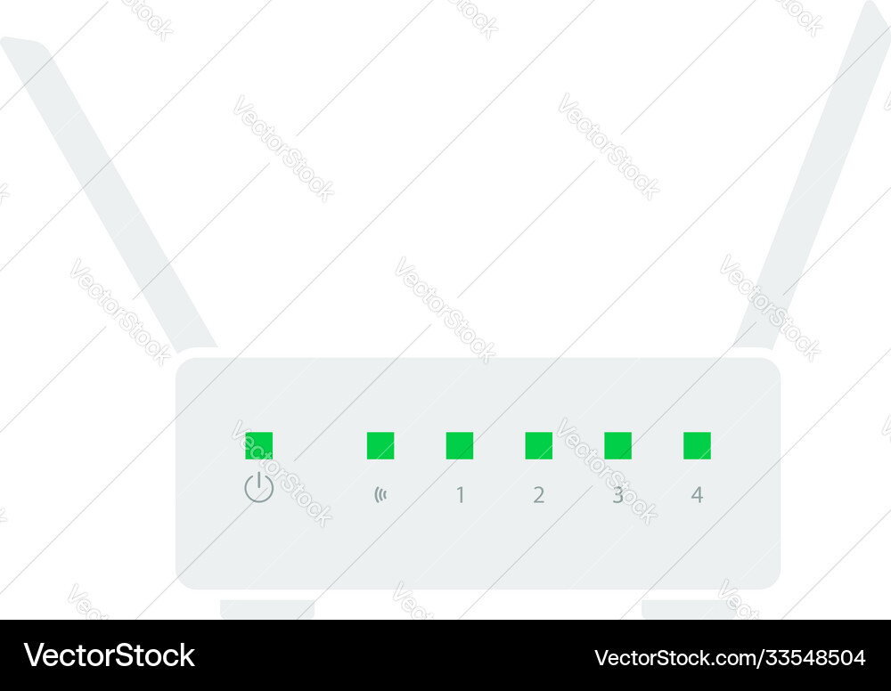 Wi-fi router icon Royalty Free Vector Image - VectorStock