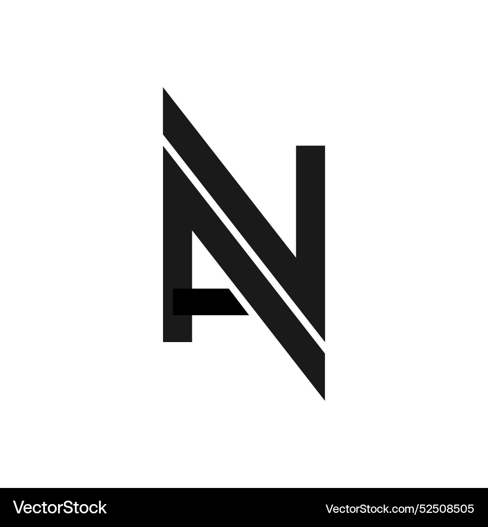 Letter a n Royalty Free Vector Image - VectorStock