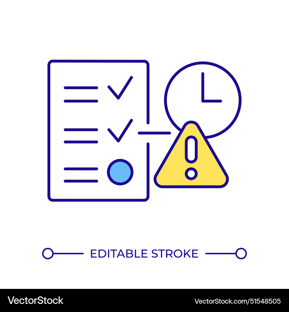 License regulation restriction rgb color icon Vector Image