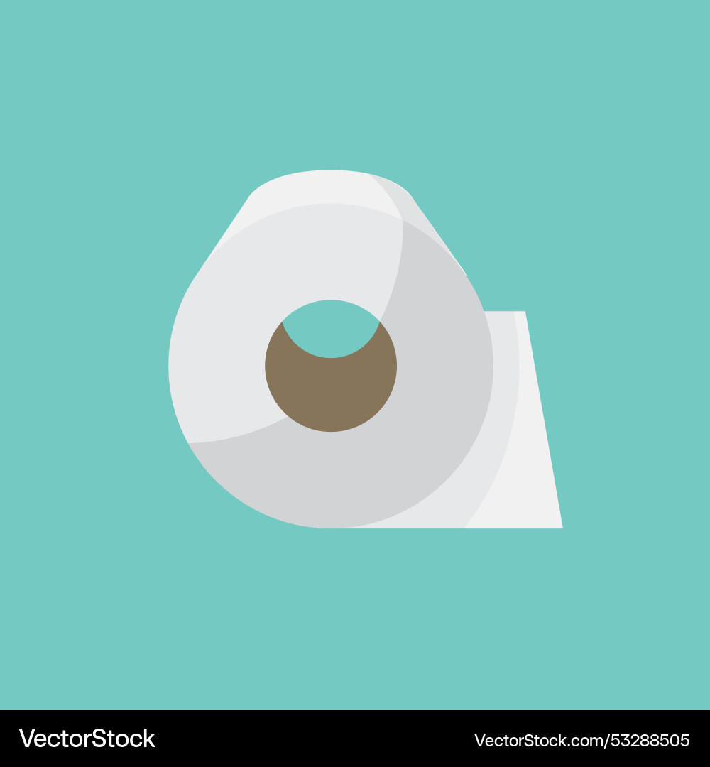 Toilet paper icon Royalty Free Vector Image - VectorStock