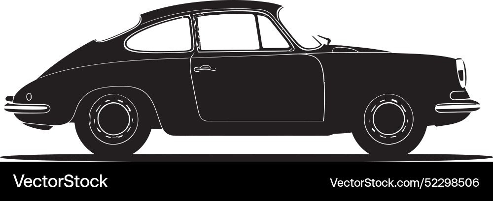 Nightfall wheels car in blackinky acceleration Vector Image