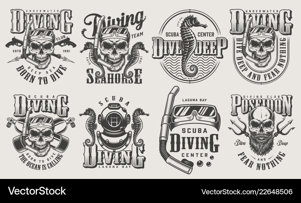 Scuba Diving Logo Vector Images (over 3,300)