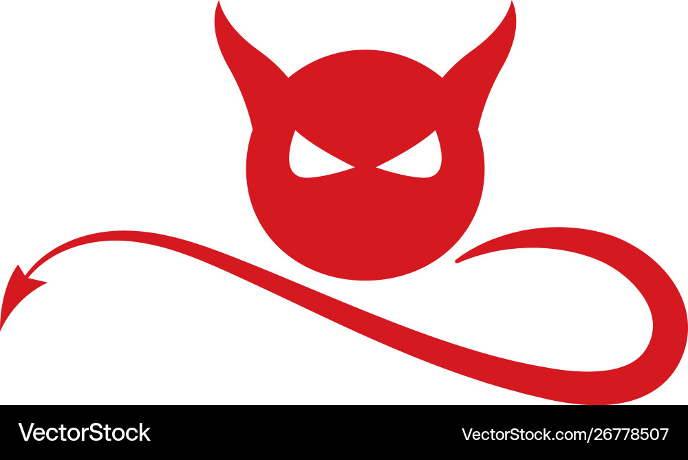 Devil logo Royalty Free Vector Image - VectorStock