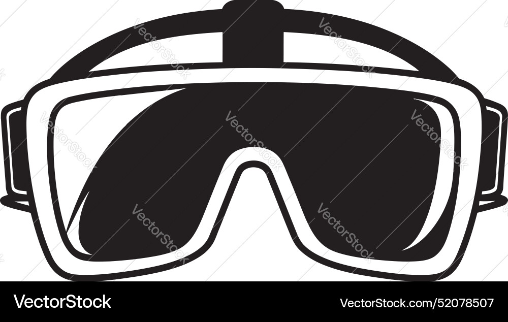 Immersive interface vr goggles logo design techno Vector Image