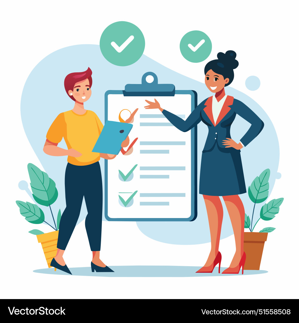 Evaluation or employee assessment rating or Vector Image