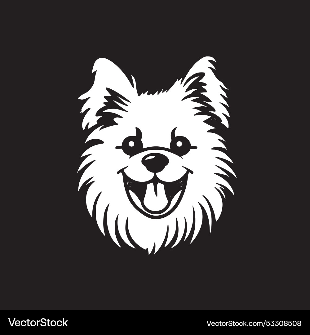 Pomeranian - high quality logo ideal Royalty Free Vector