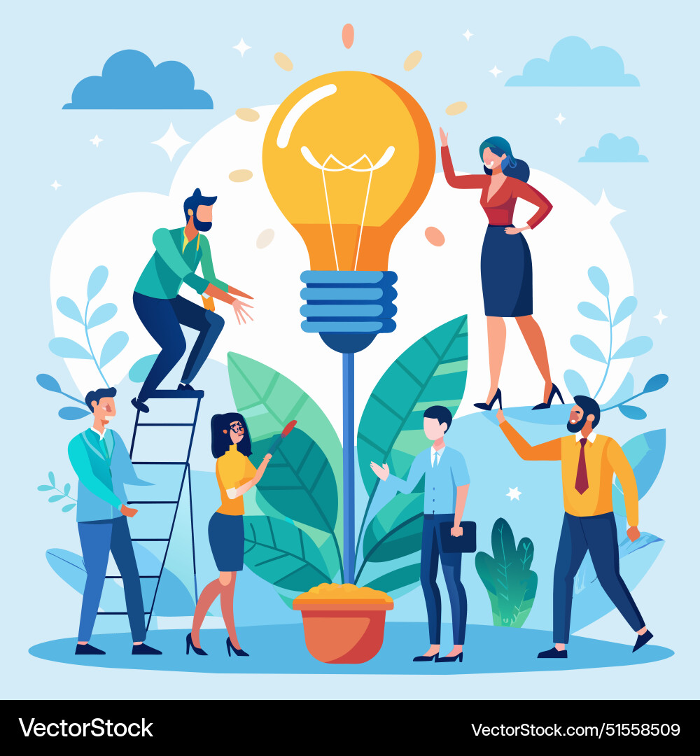 Corporate culture or employee value organization Vector Image