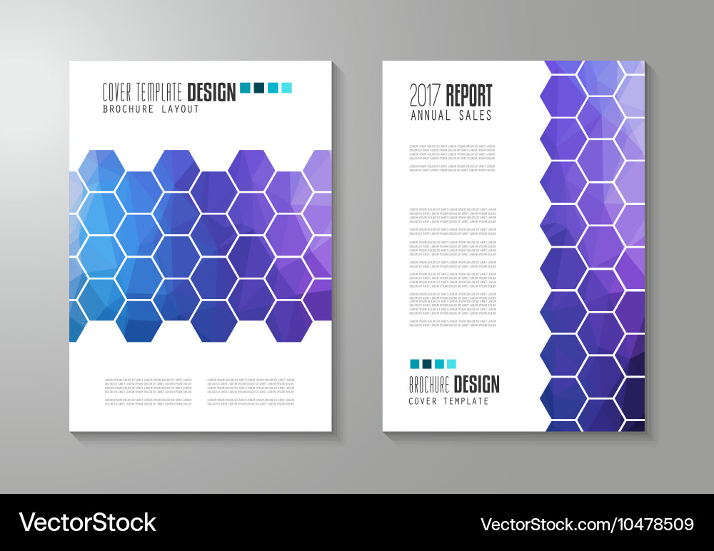 Cover design document template Royalty Free Vector Image