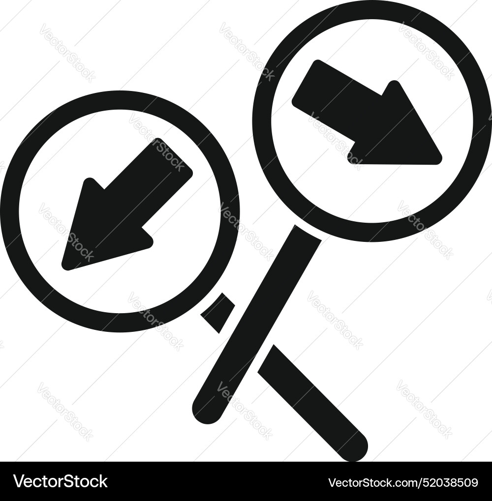 Two round road signs showing turning directions Vector Image Two round road signs showing turning directions Vector Image