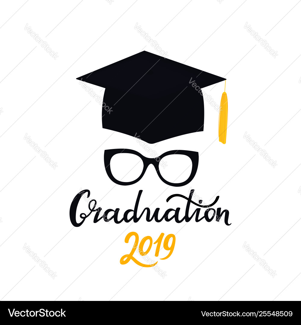 University Graduation Cap with Tassel Royalty Free Vector
