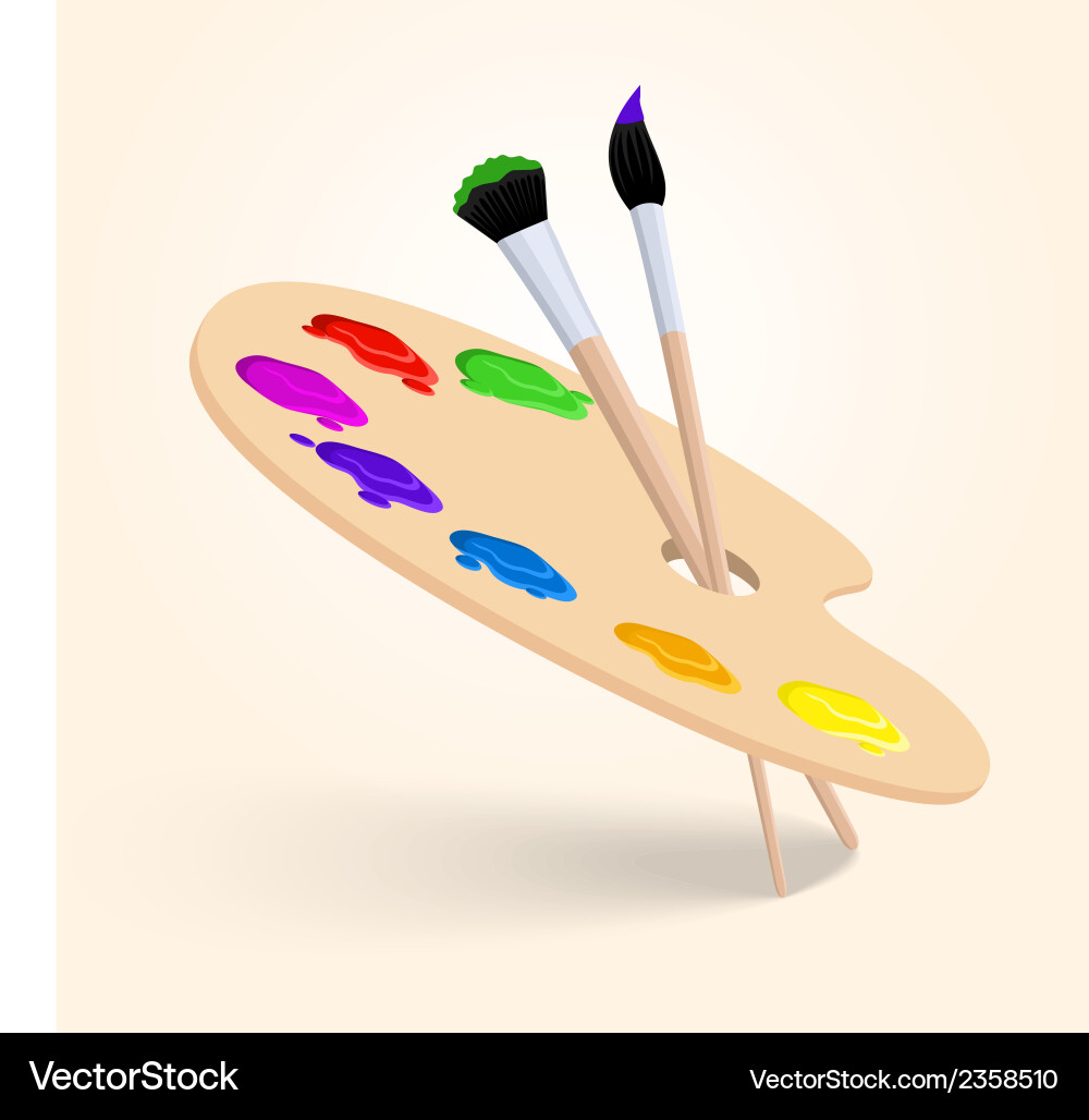 Art color palette Royalty Free Vector Image - VectorStock