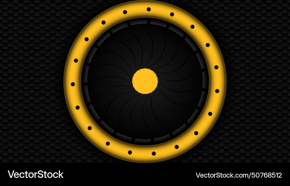 Abstract shutter aperture concept background vect Vector Image