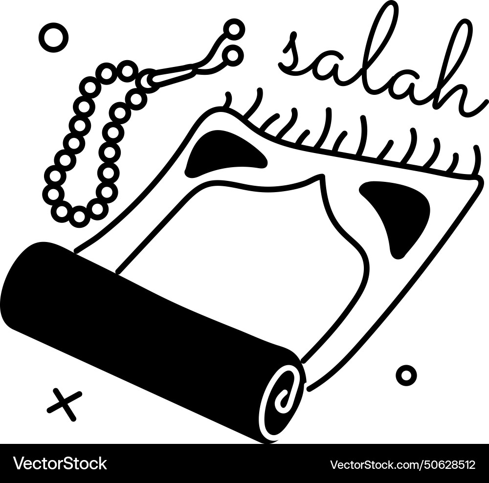 Salah mat Royalty Free Vector Image - VectorStock
