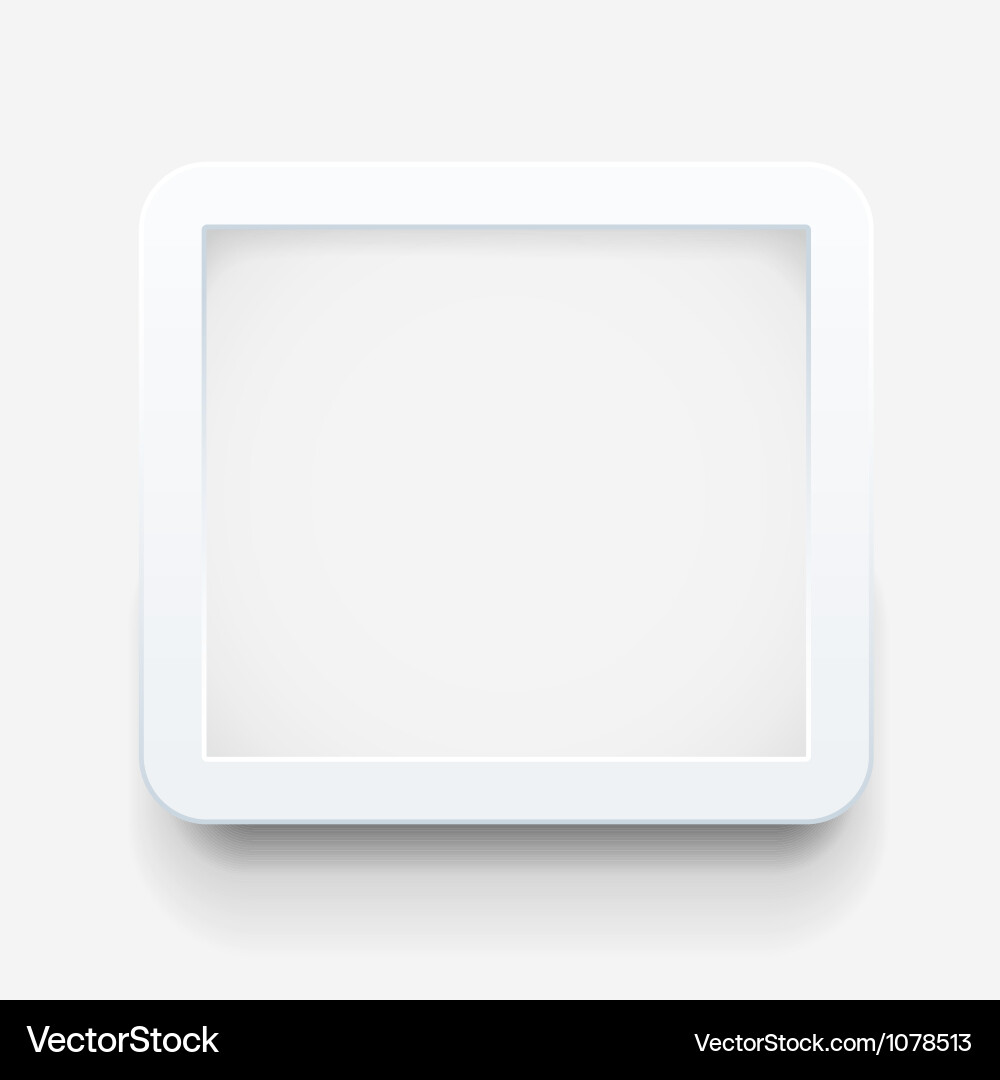 Empty frame template Royalty Free Vector Image