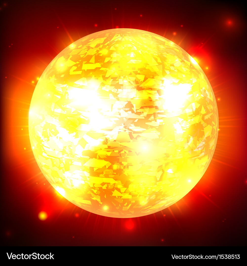 Exploding planet Royalty Free Vector Image - VectorStock