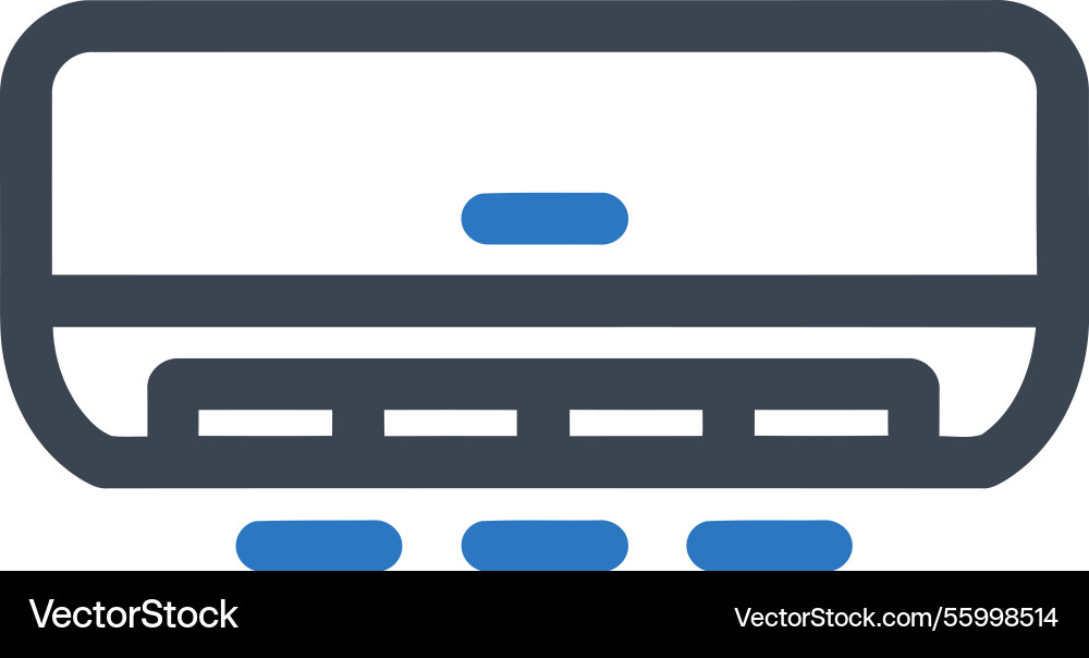 Air conditioner vent icon Royalty Free Vector Image
