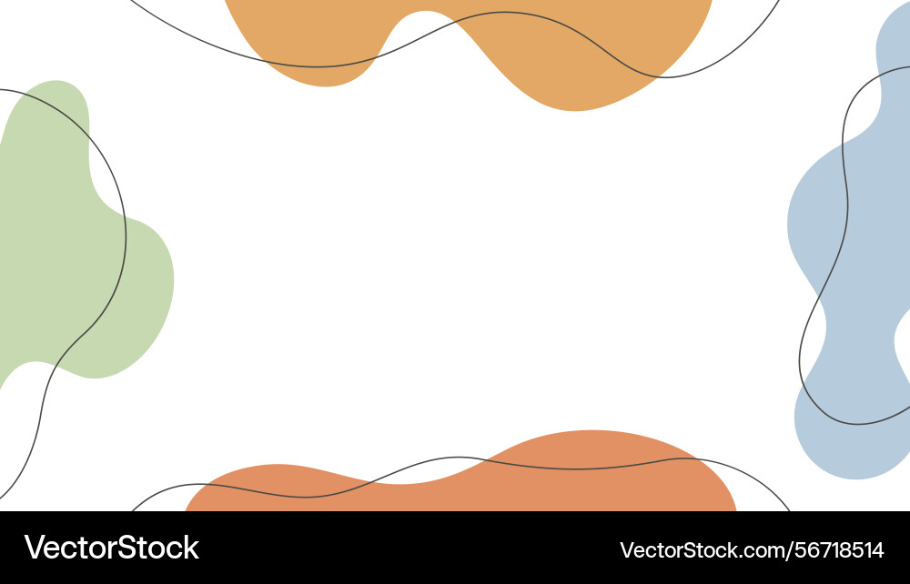 Fun abstract background in doodle style Royalty Free Vector
