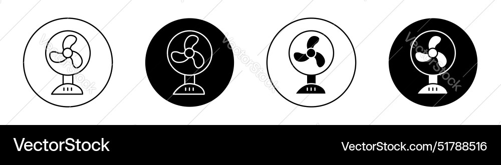 Table fan icon Royalty Free Vector Image - VectorStock