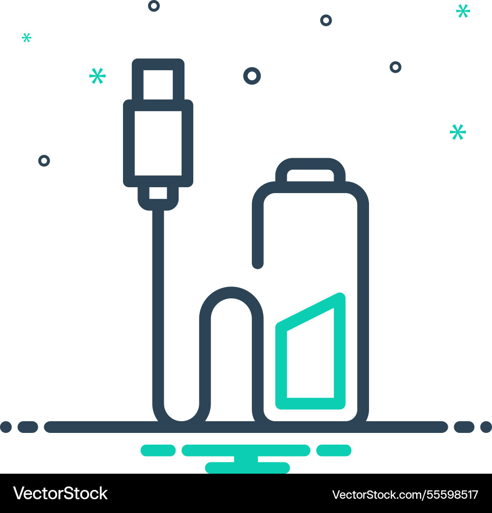 Usb charging Royalty Free Vector Image - VectorStock