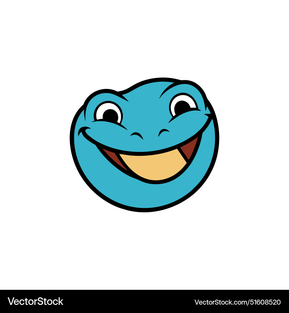 Ball python laughs icon Royalty Free Vector Image