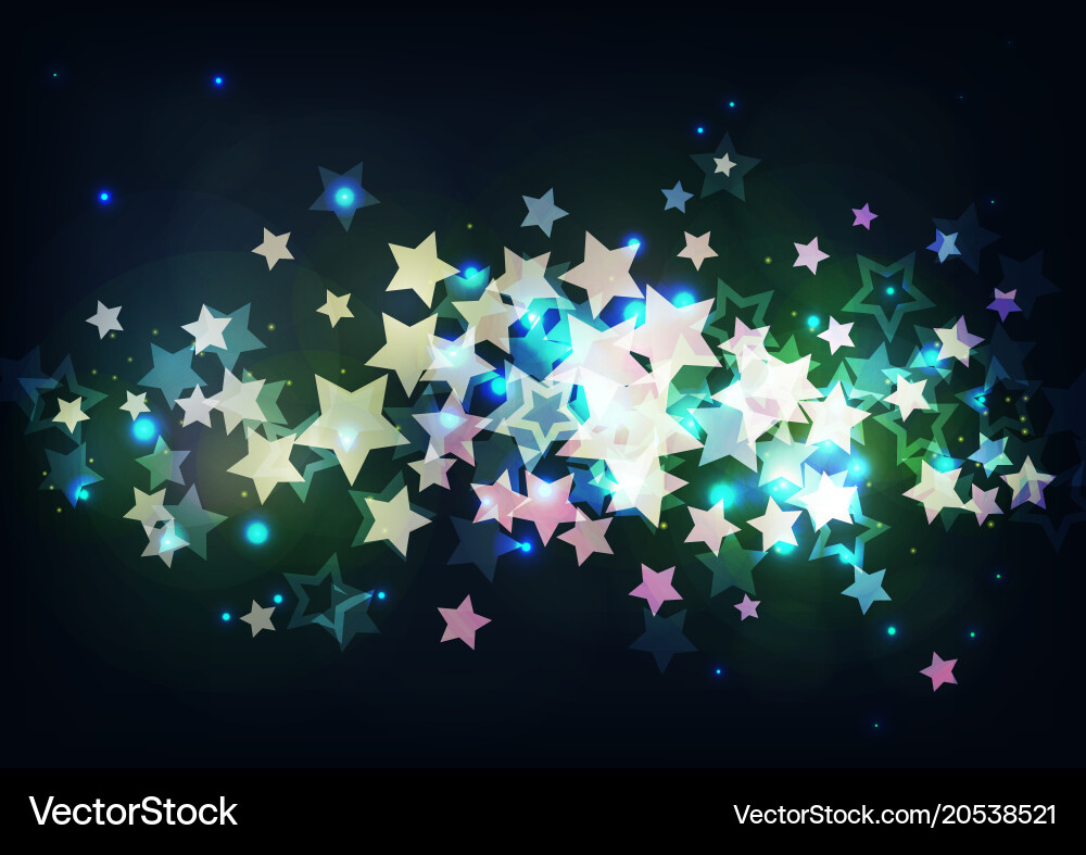 Shimmering Star Background Royalty Free Vector Image