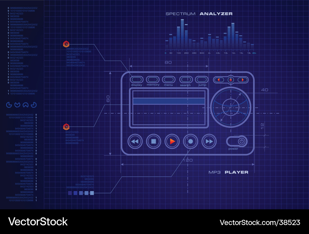 Blueprint Royalty Free Vector Image - VectorStock