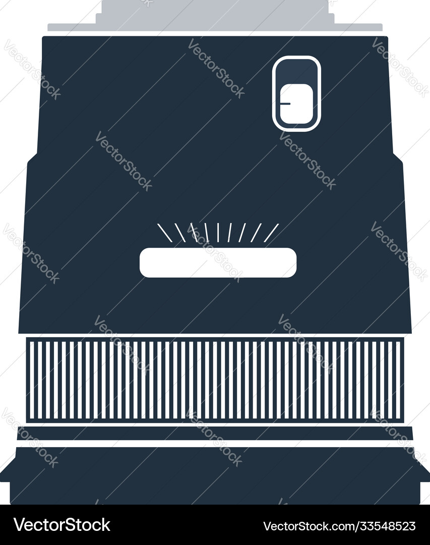 Icon photo camera wide lens Royalty Free Vector Image
