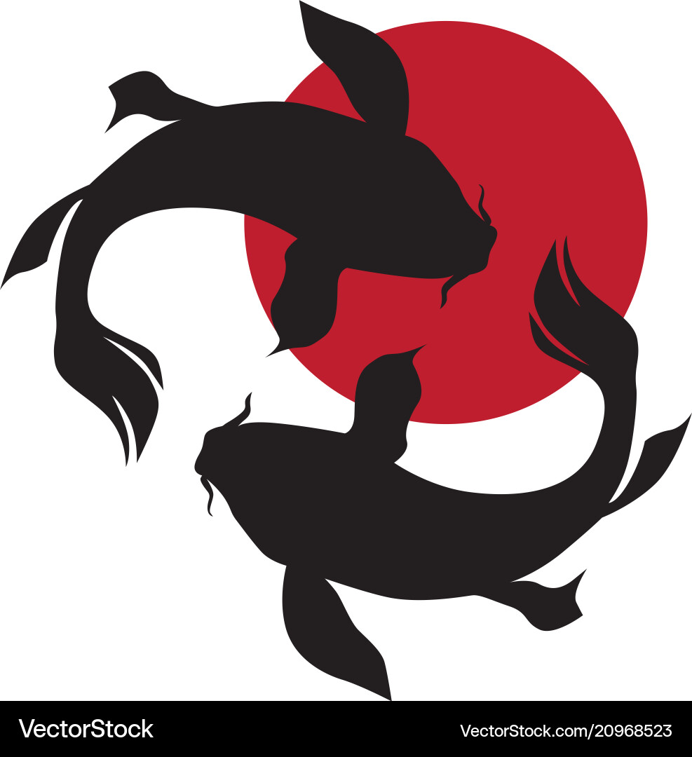 Koi fish Royalty Free Vector Image - VectorStock