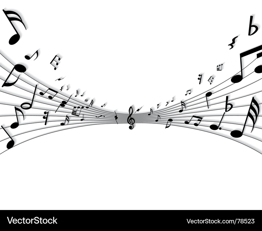 Musical notes Royalty Free Vector Image - VectorStock