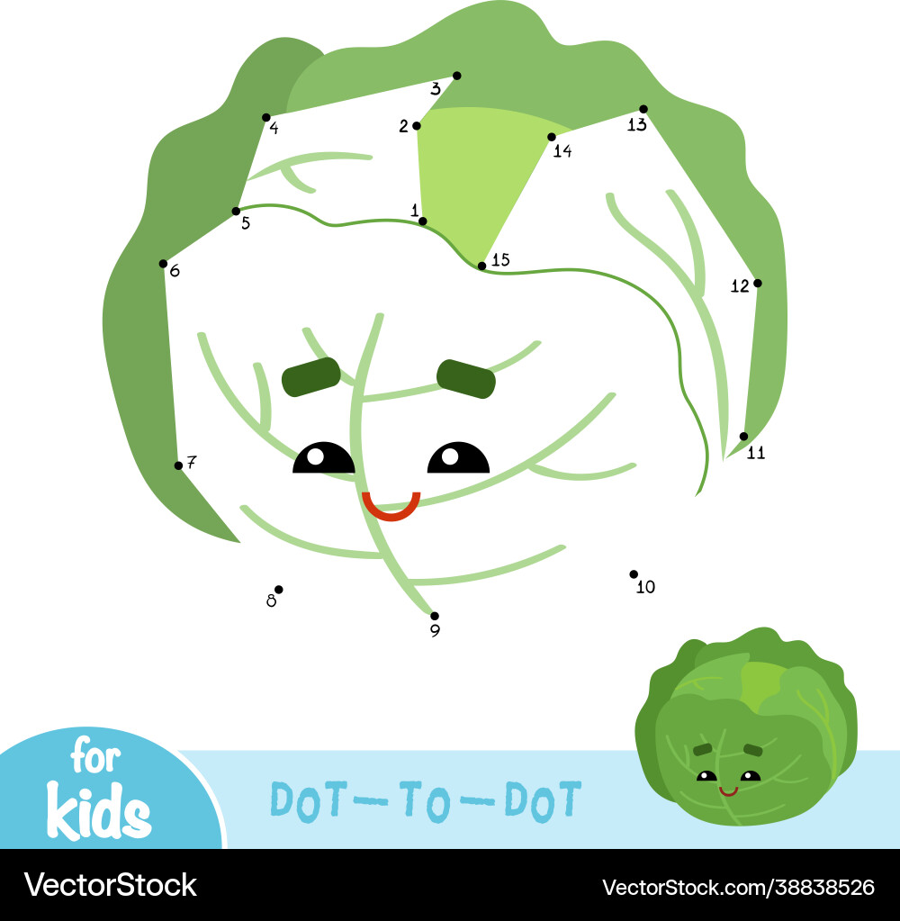 Zahlen Spielpunkt für Kinder Kohl Lizenzfreies Vektorbild