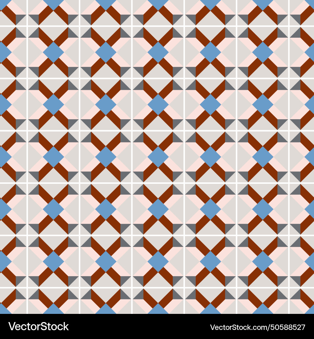 Mediterranean floor seamless pattern design Vector Image