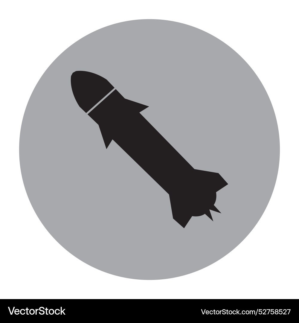 Nuclear bomb icon Royalty Free Vector Image - VectorStock
