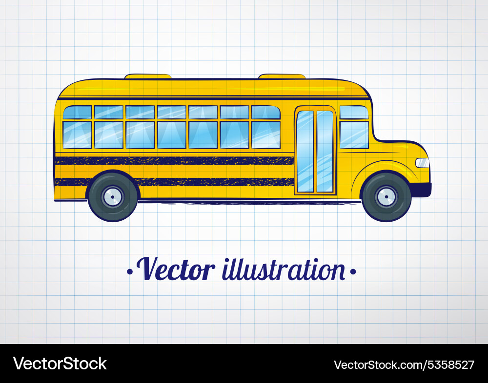 School bus Royalty Free Vector Image - VectorStock