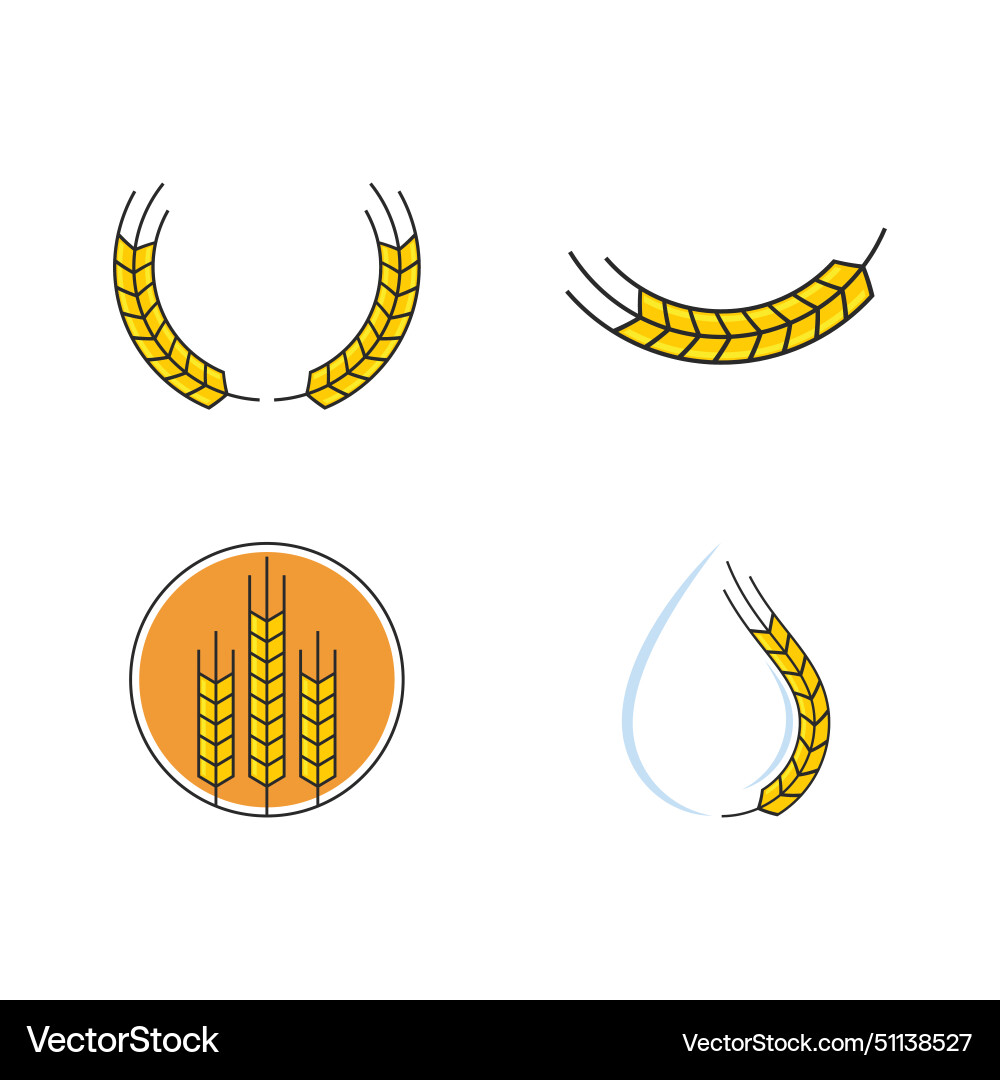 Wheat design Royalty Free Vector Image - VectorStock