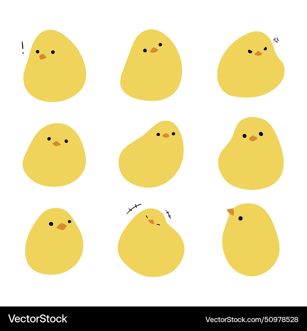 Chick 3 Royalty Free Vector Image - VectorStock